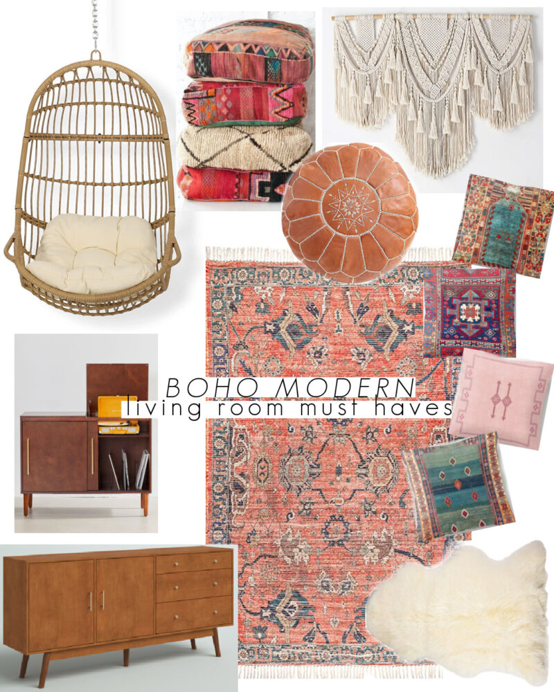 How to Create a Boho Modern Living Room - Stealing Pretty