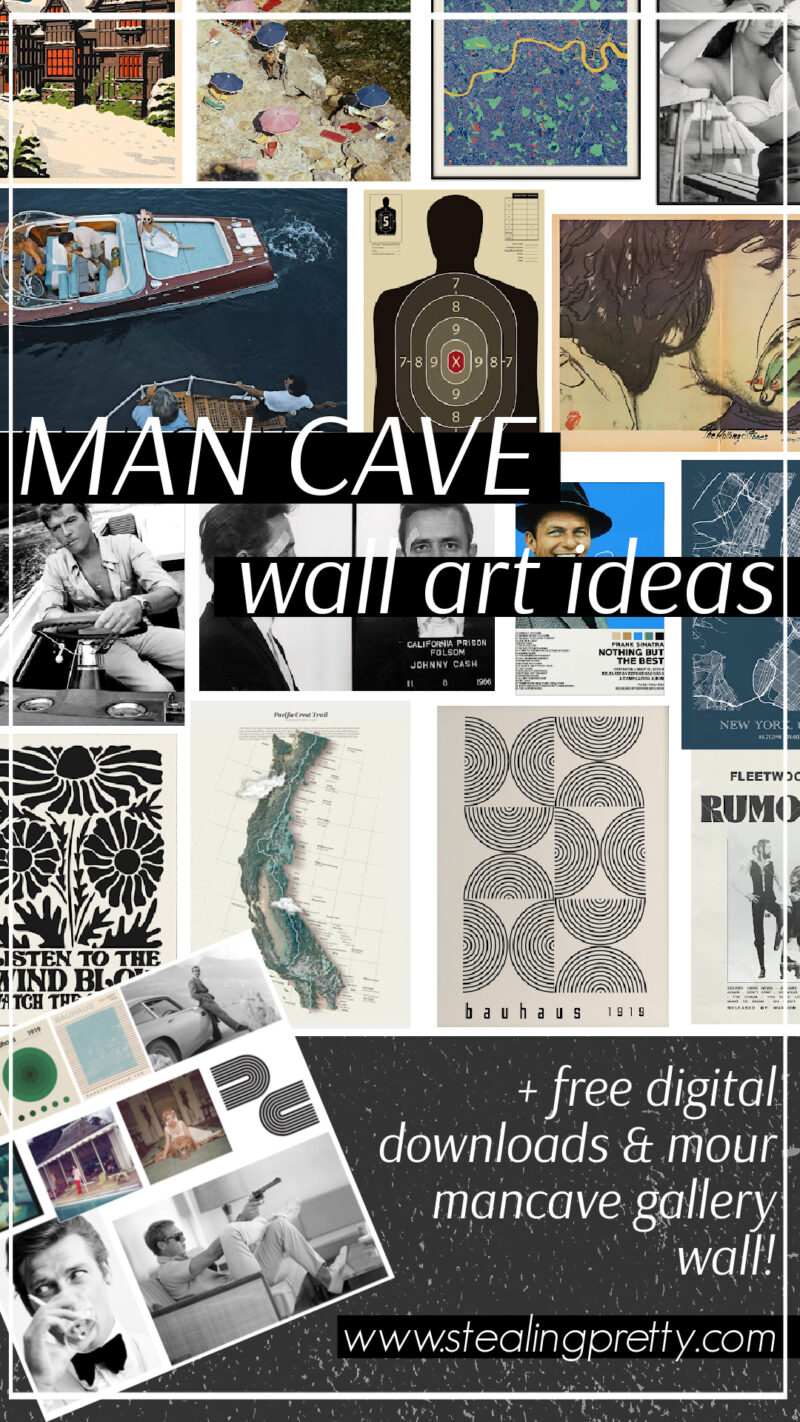 The Best Man Cave Wall Art - Stealing Pretty