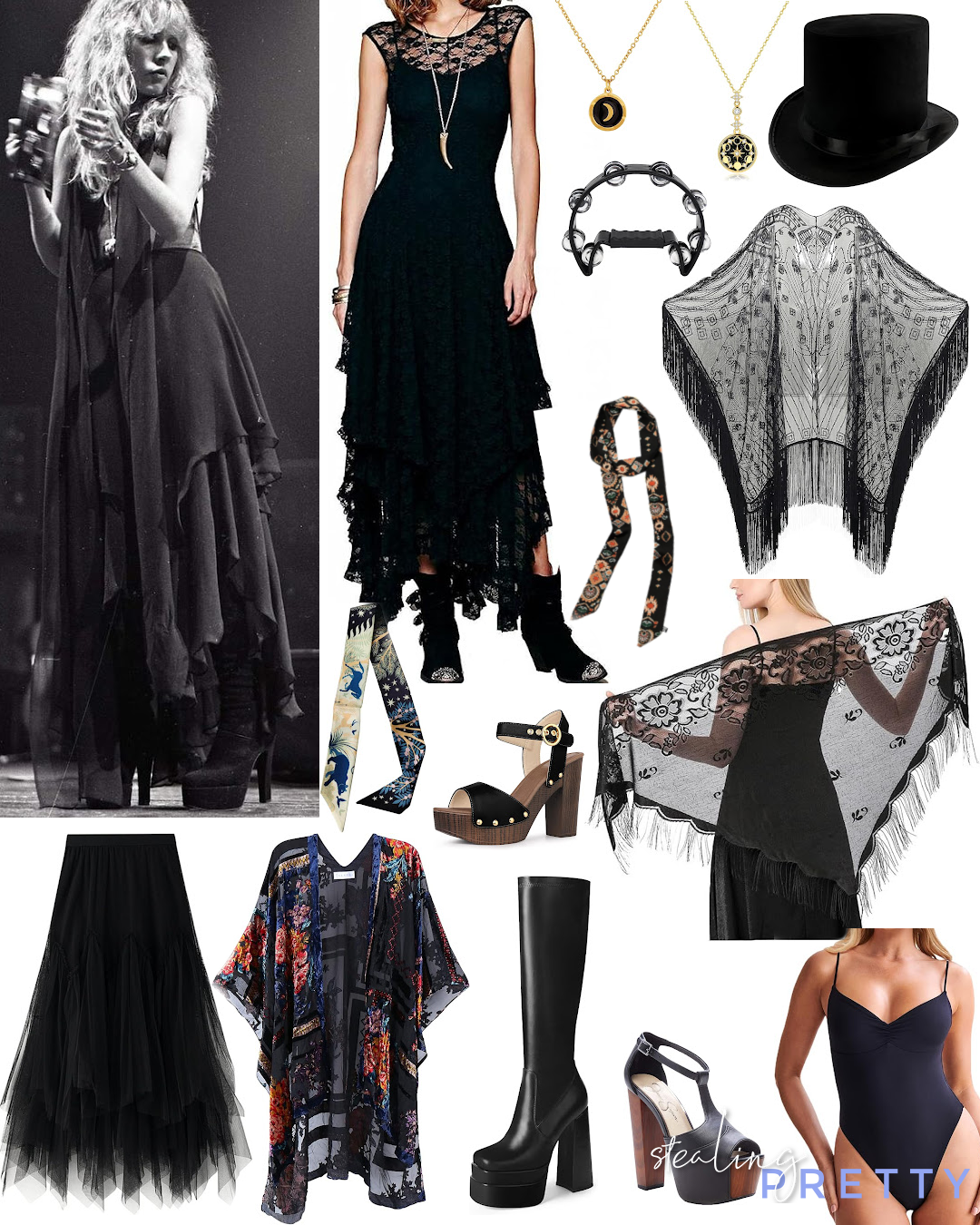 Stevie Nicks Costume Go Boho This Halloween Stealing Pretty